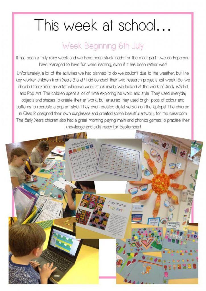 Examples of Pupils Work Week 6 - St Augustine’s CE Academy
