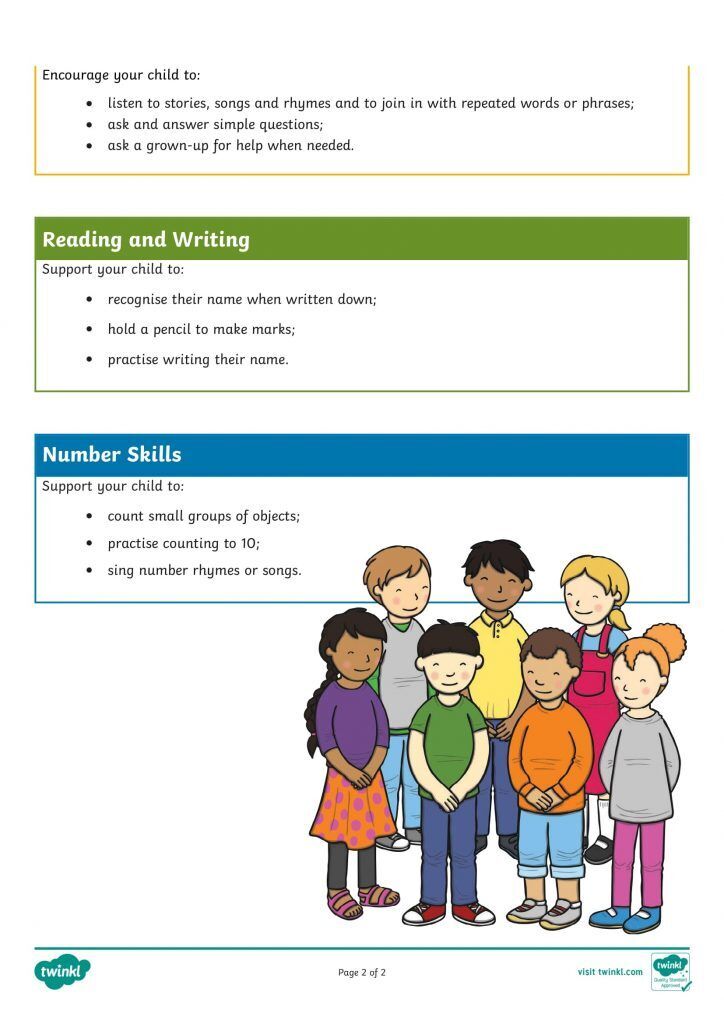 Early Years Information for Parents - St Augustine’s CE Academy